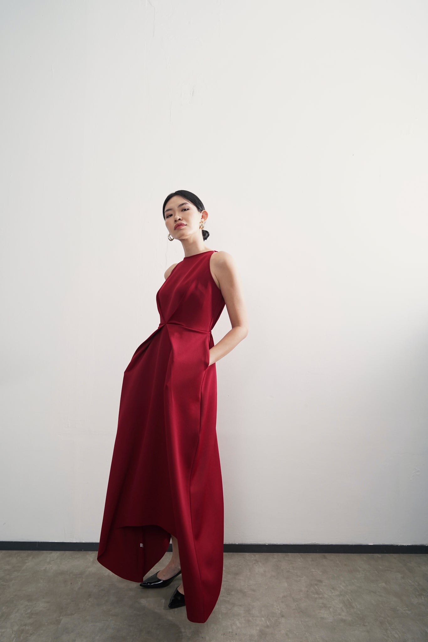 Carol Dress - Maroon – Yourpafon