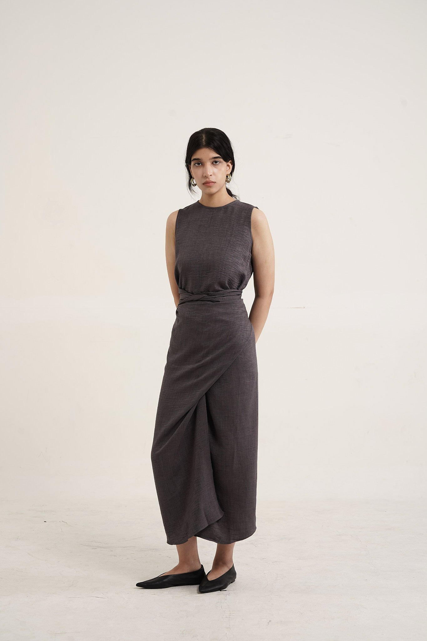 Eleya Dress - Dark Grey – Yourpafon
