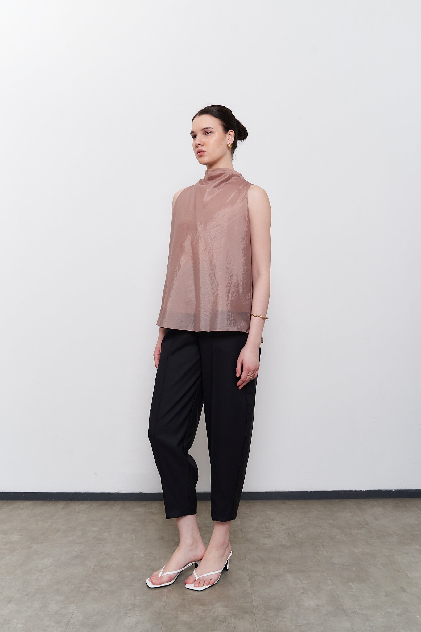 Sol Sheer Top - Taupe – Yourpafon