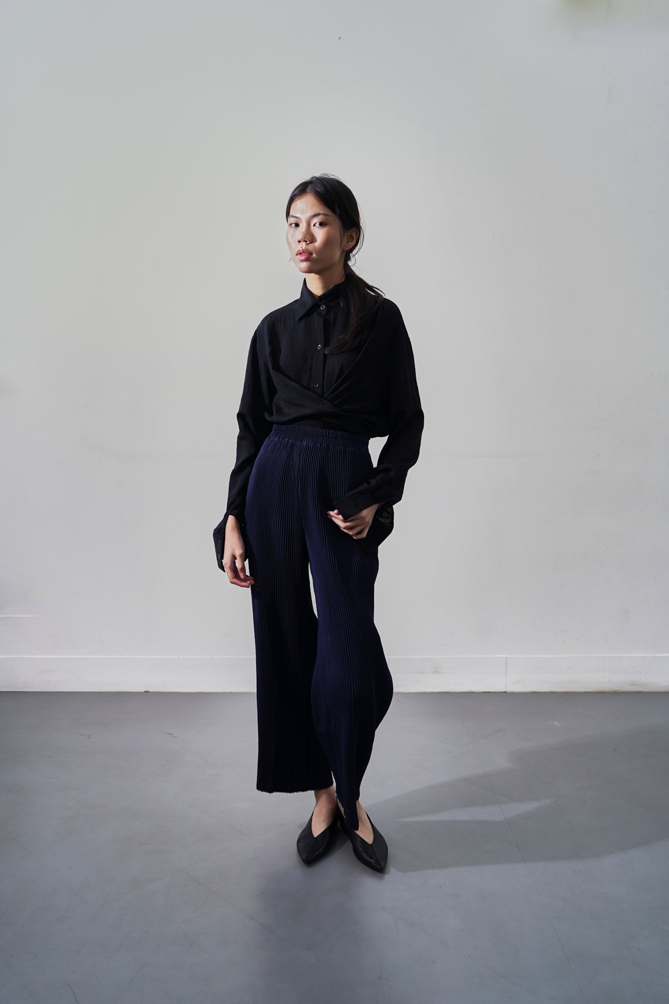 Asha Pants - Navy – Yourpafon